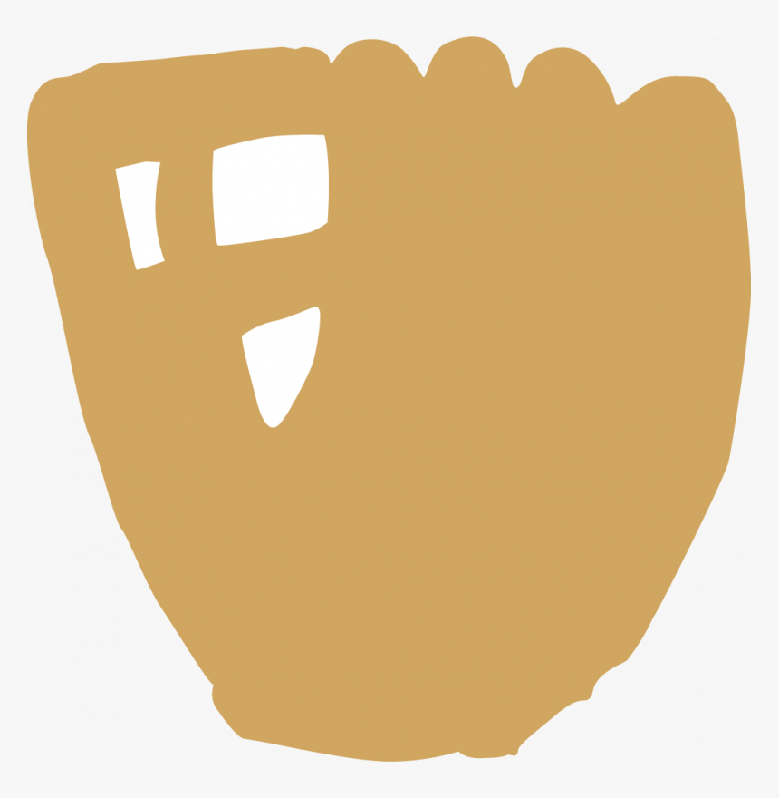 Clip Art Baseball Glove Silhouette - Softball Glove Silhouette, HD Png ...