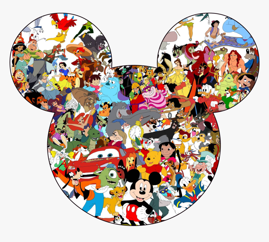 Disney Character Head Silhouettes