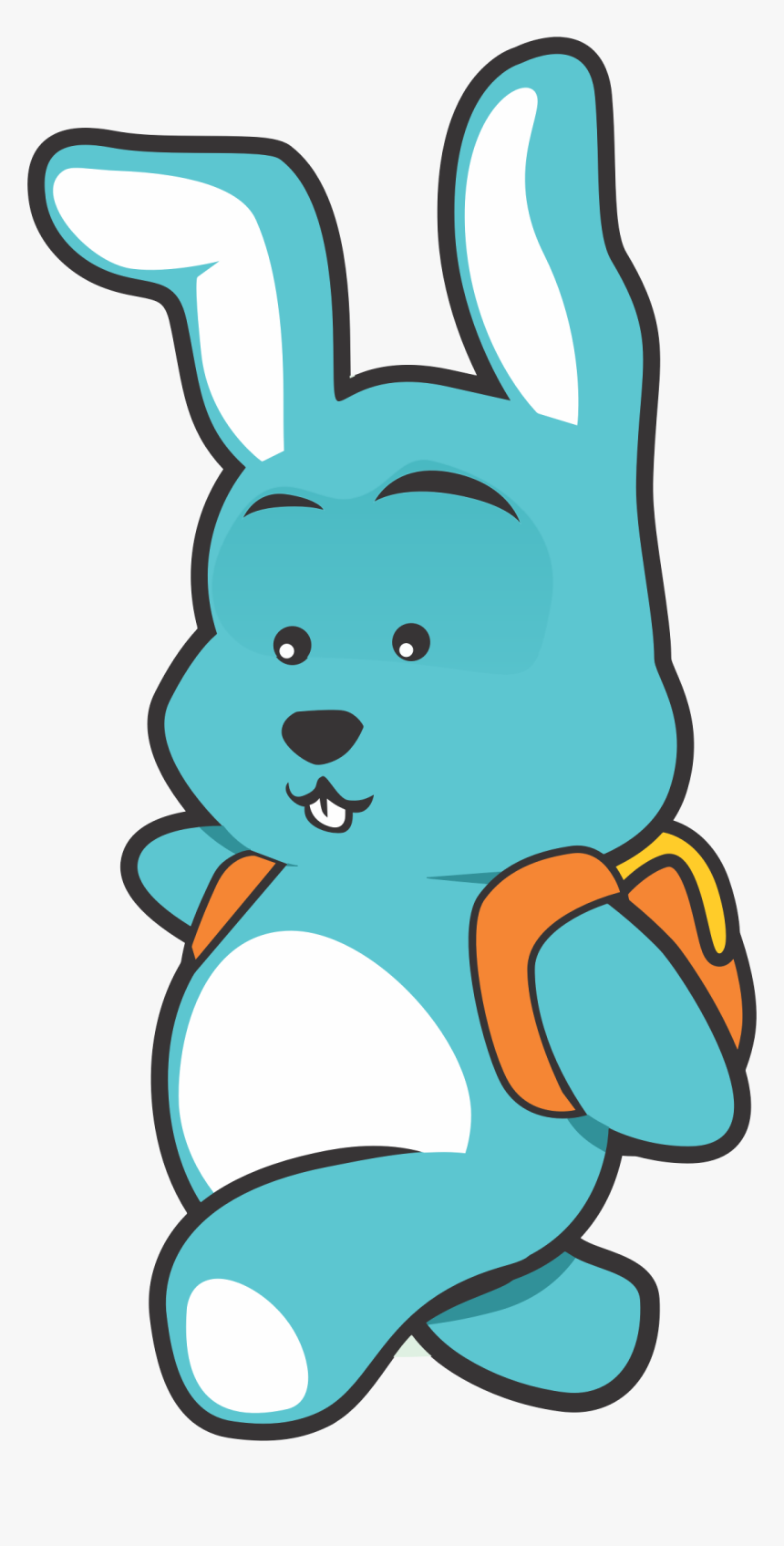 Blue Bunny Big Image Png - Honey Bunny Log, Transparent Png ...