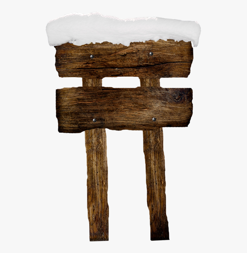 Winter Wooden Blank Sign * - Winter Wooden Sign Png, Transparent Png ...