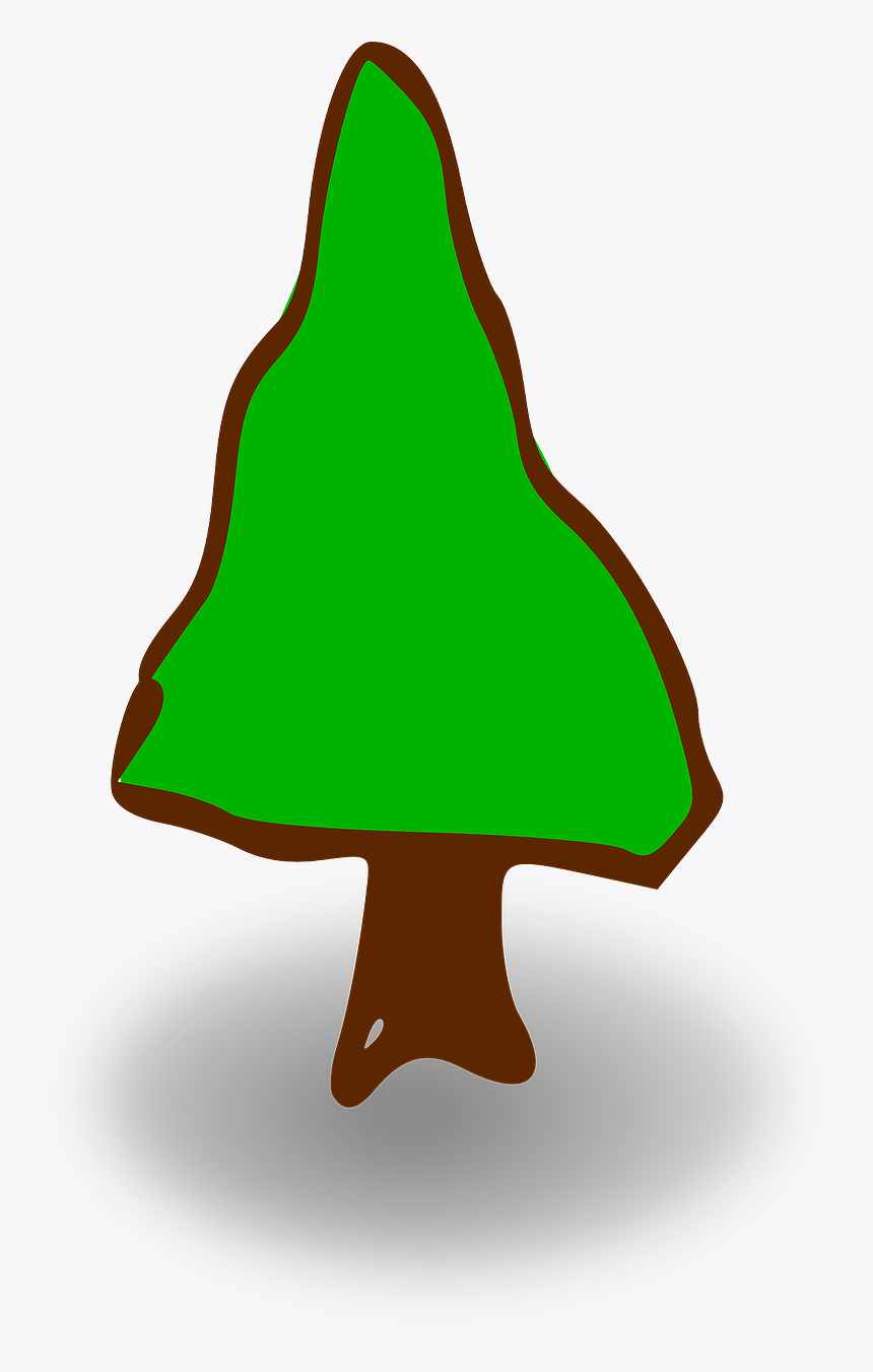 Cartoon Tree With Shadow Png, Transparent Png , Transparent Png Image ...