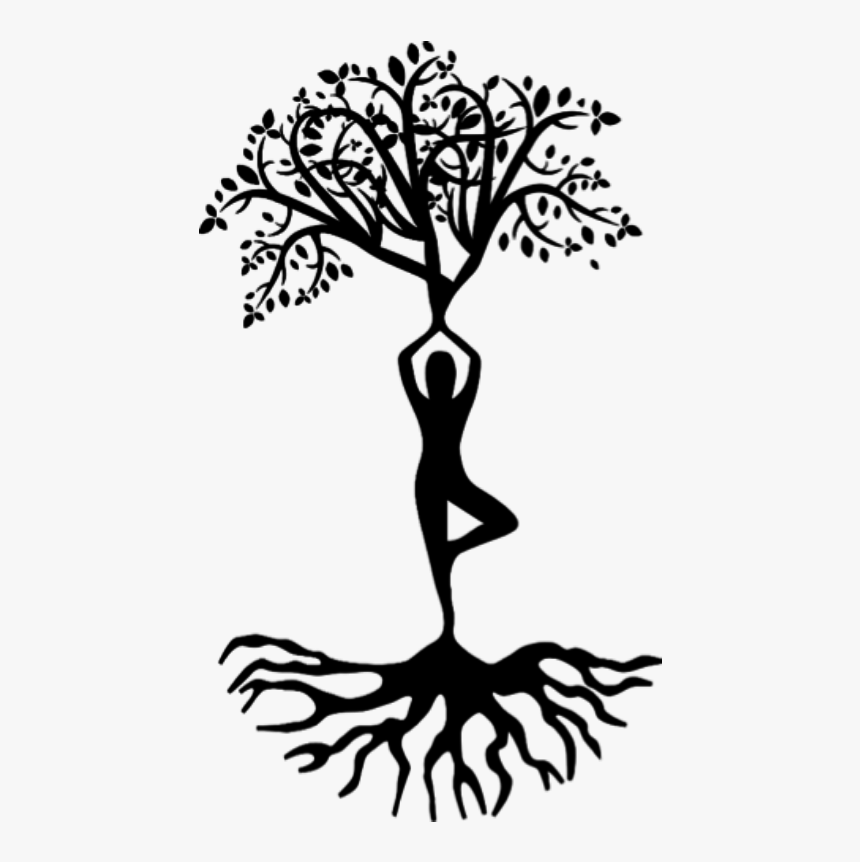 Transparent Tree Shadow Clipart - Clipart Yoga Tree Pose, HD Png ...