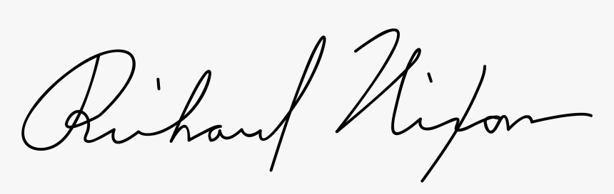 Nixon Big Image Png - Writing Signature Png, Transparent Png ...