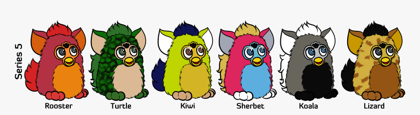 Transparent Furby Png - Furby Colors 1998, Png Download , Transparent ...