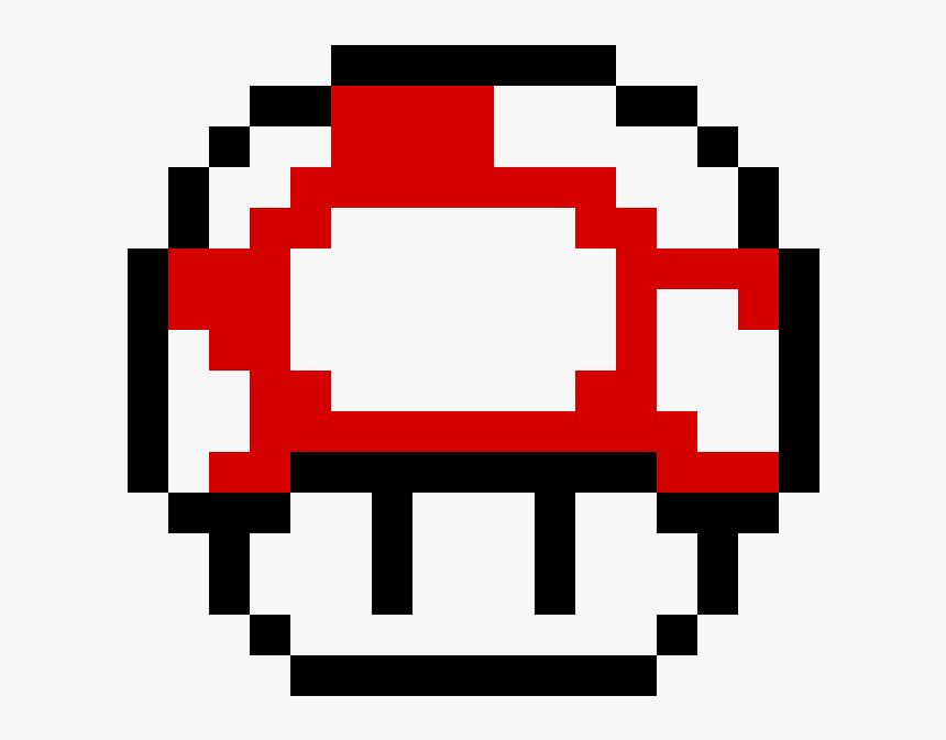 Super Mario Toad Pixel Art Clipart , Png Download - Mario Toad Pixel ...