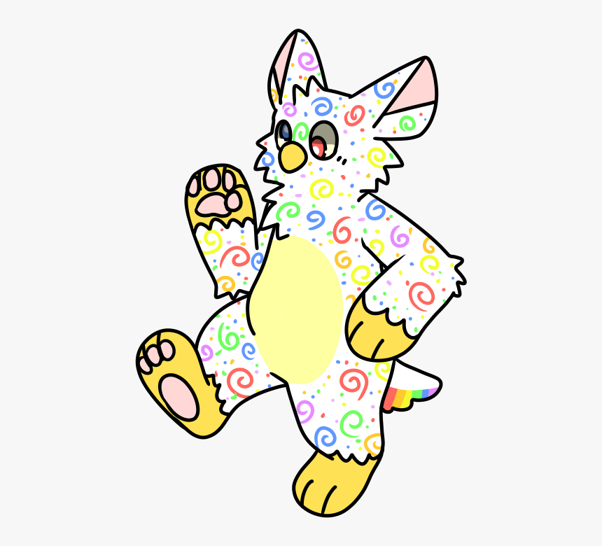 Confetti Anthro Furby - Cartoon, HD Png Download , Transparent Png ...