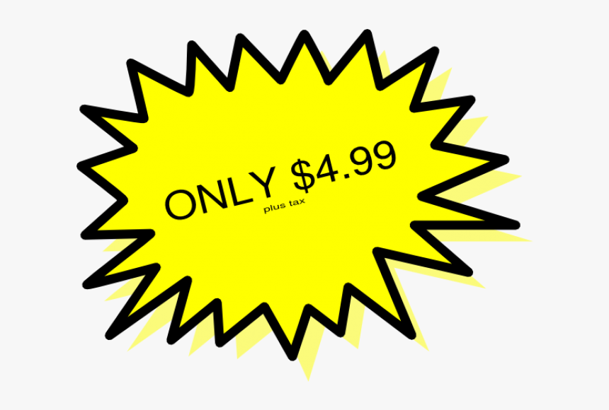Clip Art Price Tag - Explosion Clip Art, HD Png Download , Transparent ...