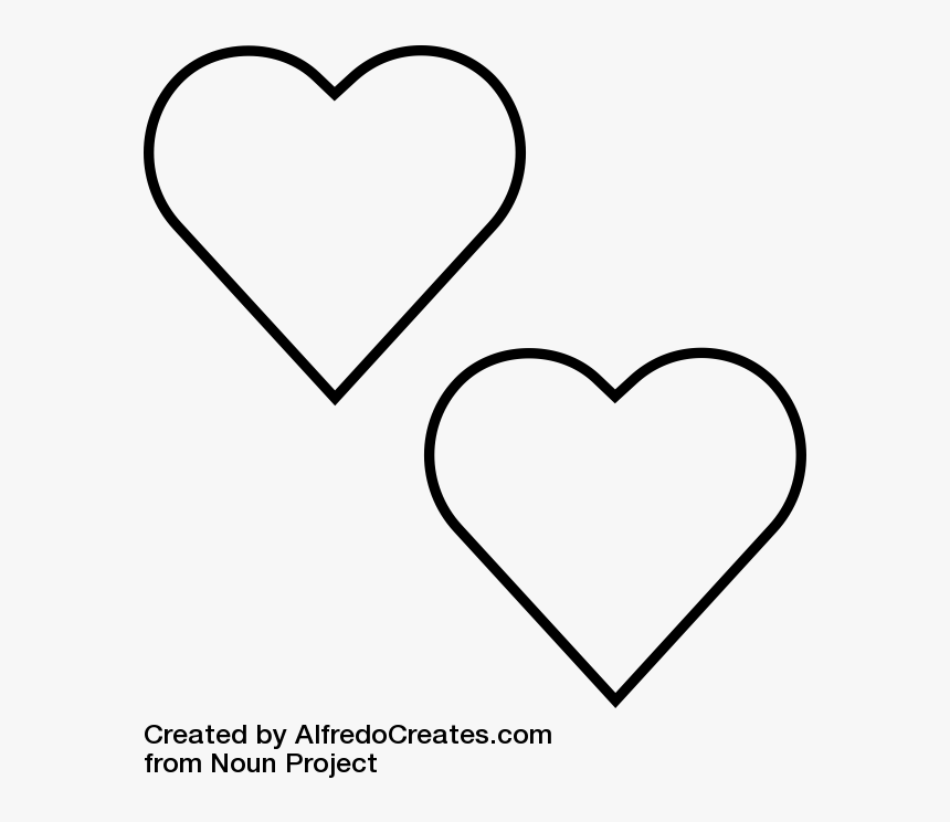 Two Heart Outline