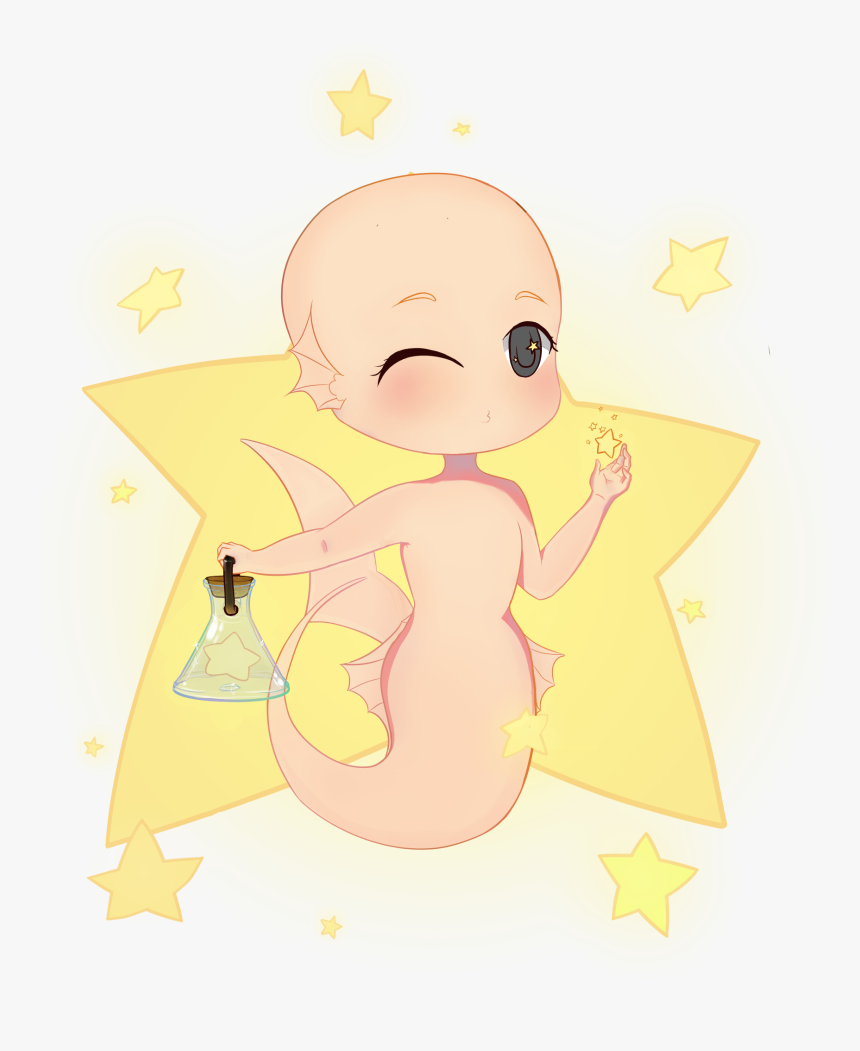 Cute Chibi Star Mermaid Do You Have A Wish - Cute Chibi Star, HD Png ...