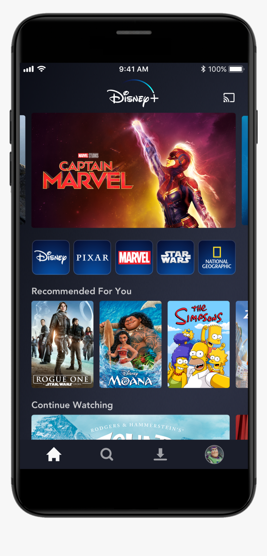 Disney+ Mobile, HD Png Download , Transparent Png Image - PNGitem