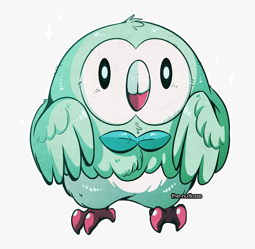 Transparent Rowlet Png - Pokemon Shiny Rowlet Fanart, Png Download ...