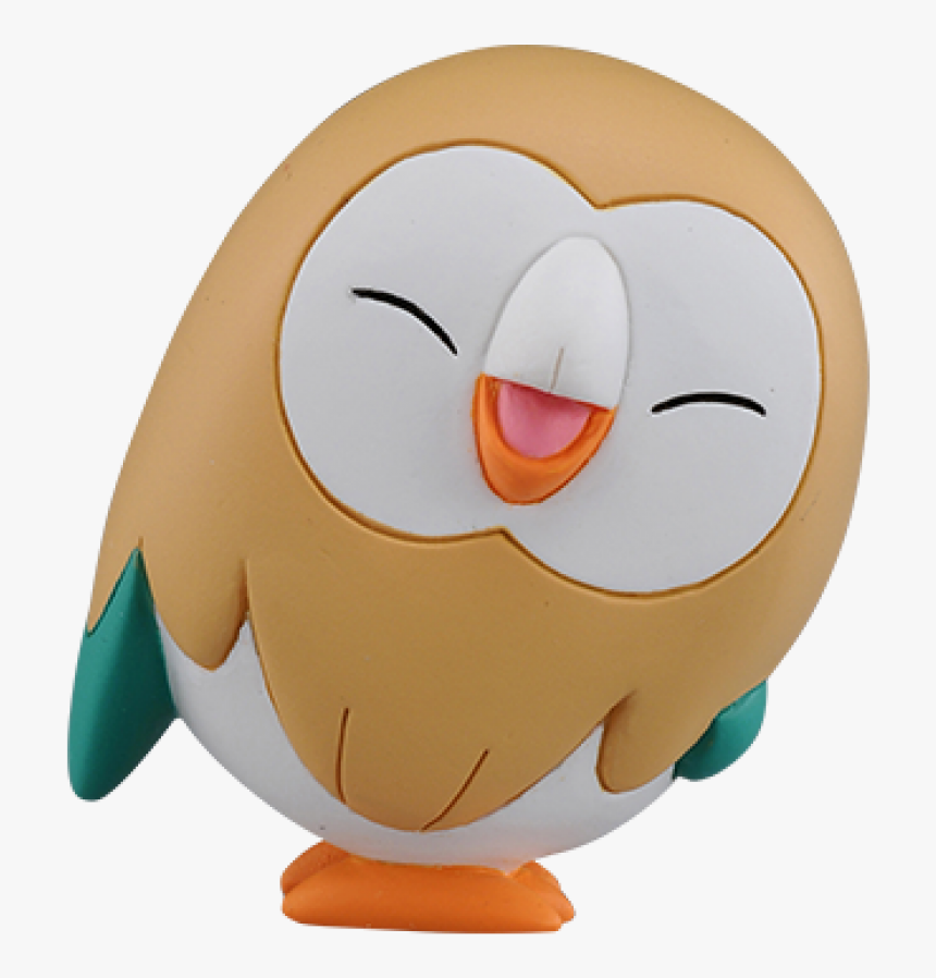 Rowlet Action Figure Pokemon, HD Png Download , Transparent Png Image ...