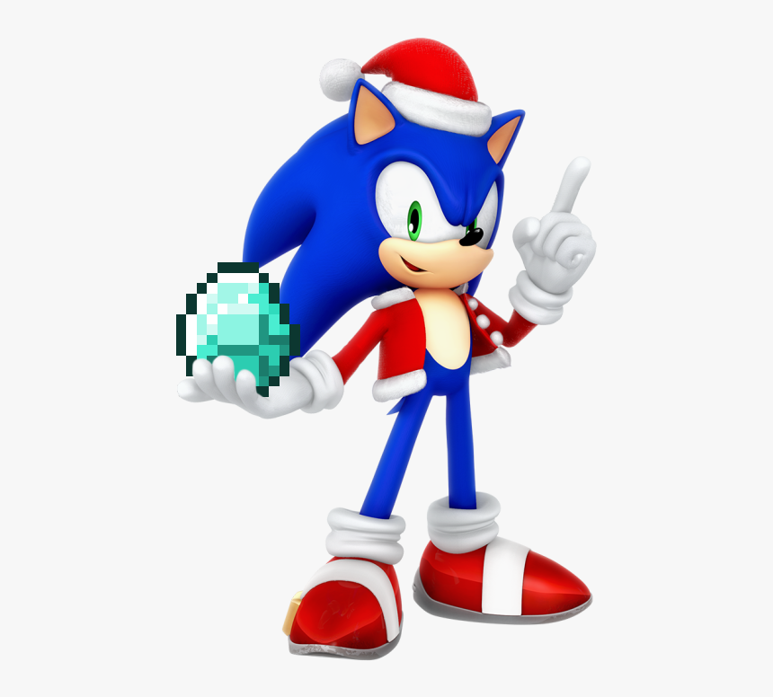 Sonic The Hedgehog Christmas Render, HD Png Download , Transparent Png ...