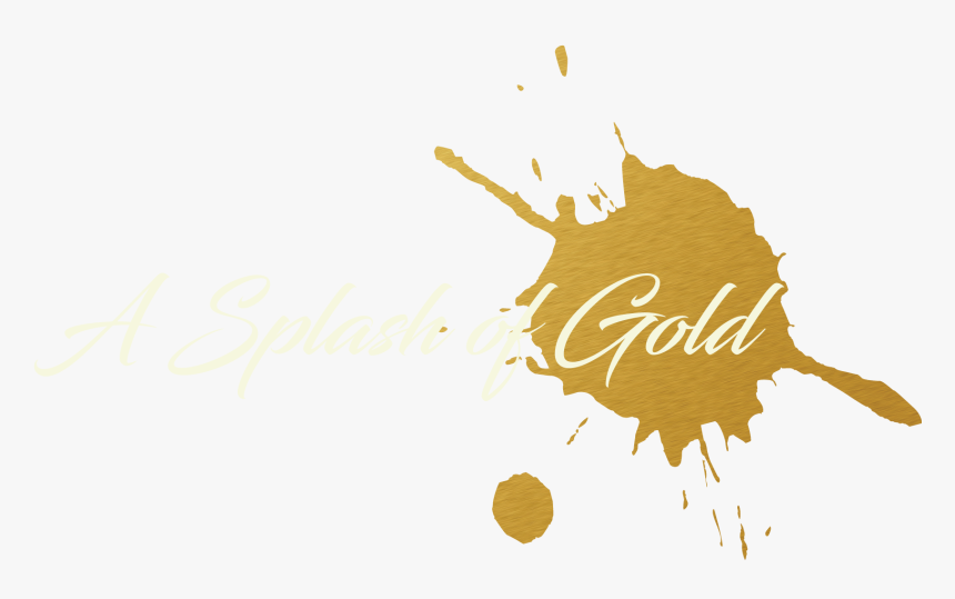 Gold Splash Png Png Library Download - Calligraphy, Transparent Png ...