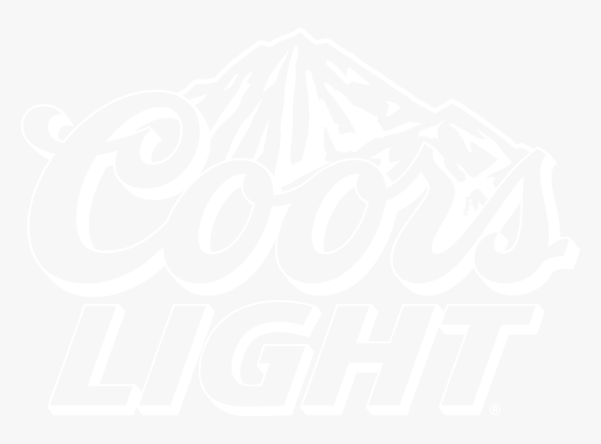 Coors Light , Png Download - Coors Light Logo Black And White ...