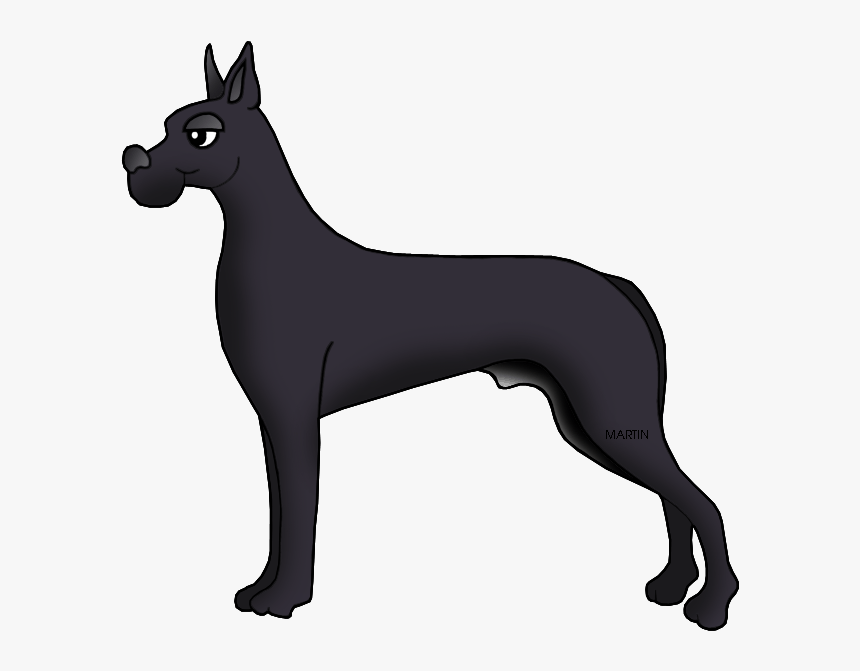 Pennsylvania State Dog Great Dane - Free Great Dane Clipart, HD Png ...