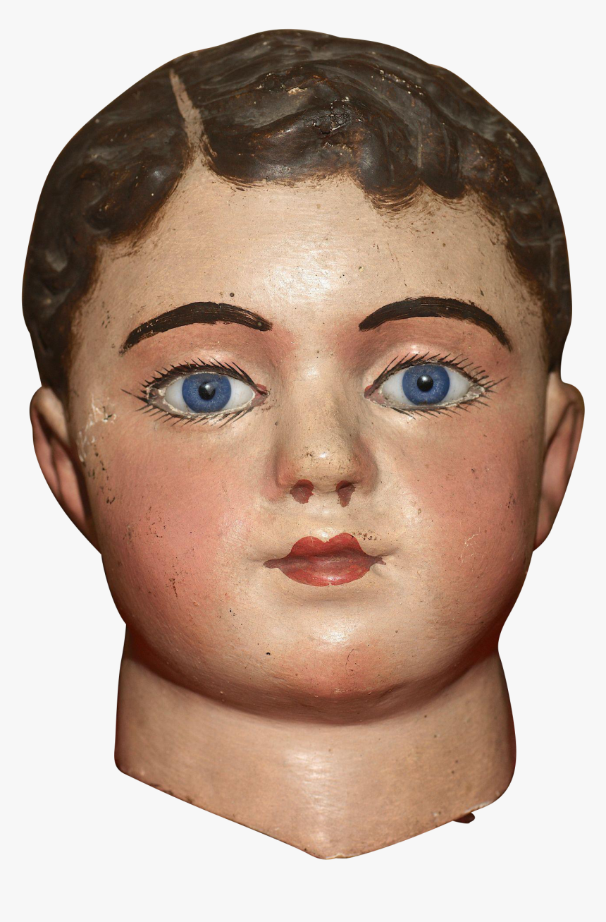 A Paper Mache Bru Mannequin Head From The Woodbury - Bronze Sculpture ...