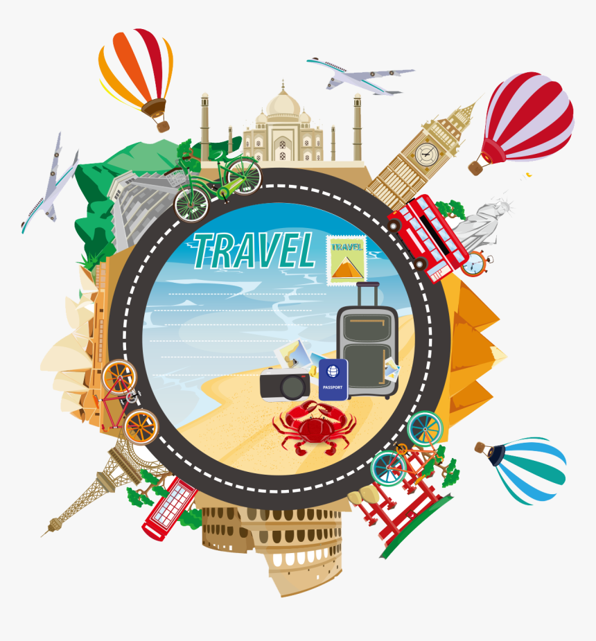 Clipart Tourism Border, HD Png Download , Transparent Png Image - PNGitem