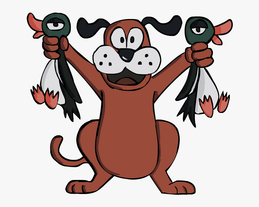 Dhd-1 - Duck Hunting Dog Cartoon, HD Png Download , Transparent Png ...