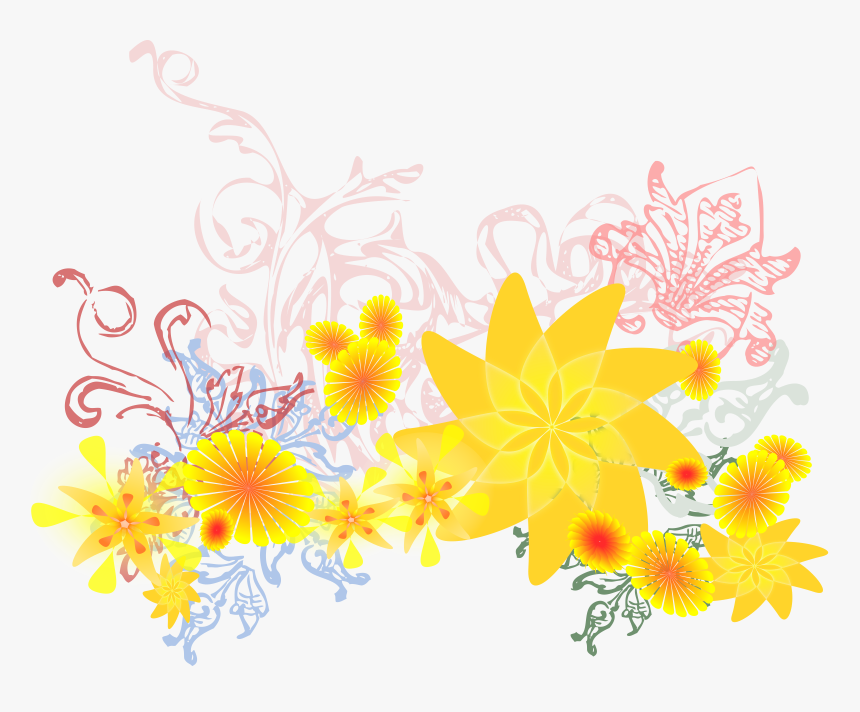 Flower Yellow Flourish Free Photo - Bunga Kuning Png, Transparent Png ...