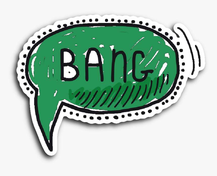 Hand Drawn Comic Book Speech Balloon Stickers - Illustration, HD Png ...