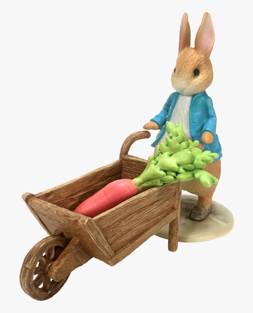 Fairy Garden Peter Rabbit And Wheel Barrow Fairies - Transparent ...
