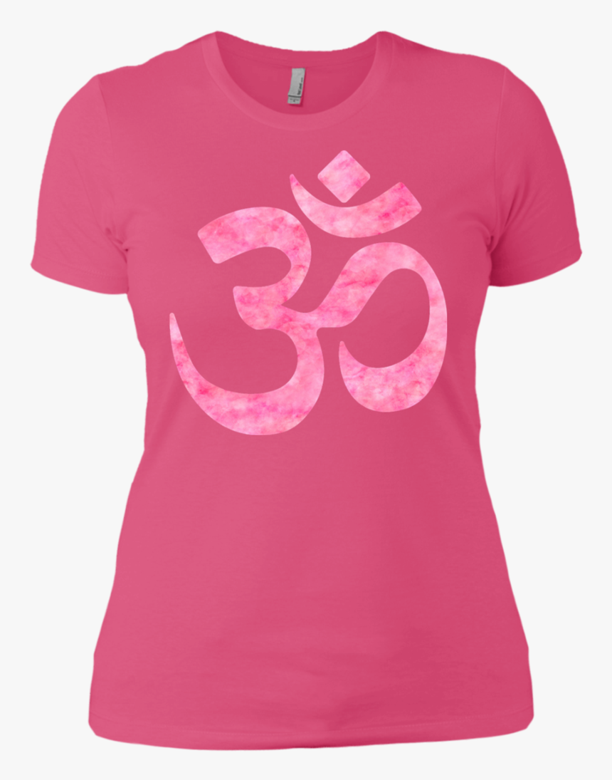 Pink Watercolor Om Symbol Tank Tops & T-shirts - Active Shirt, HD Png ...