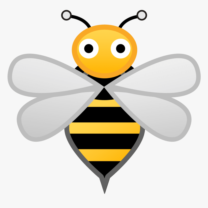 Bee Emoji Transparent Png Image - Android Bee Emoji, Png Download ...