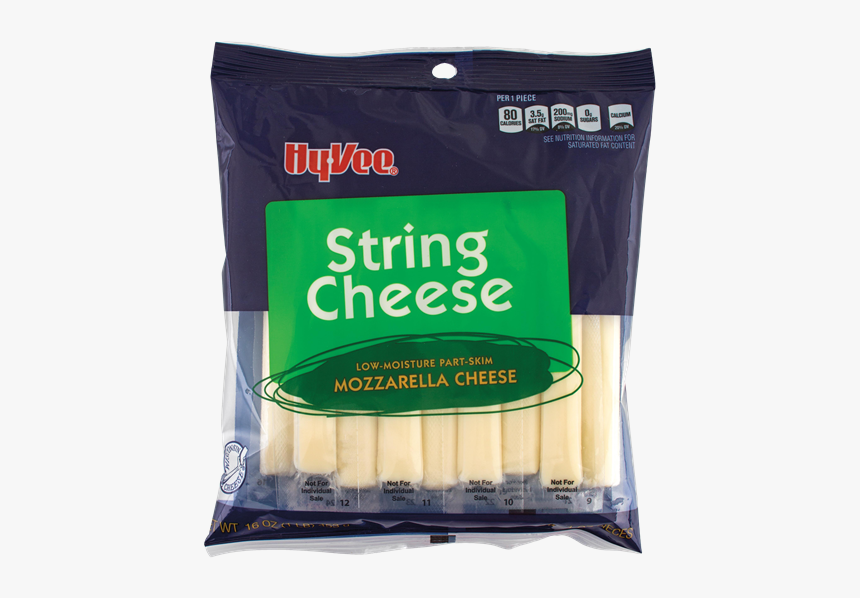 Hy Vee Mozzarella String Cheese, HD Png Download , Transparent Png ...