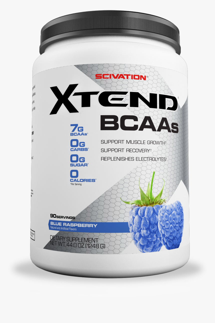Scivation Xtend Bcaa Powder, Blue Raspberry, 90 Servings, HD Png ...