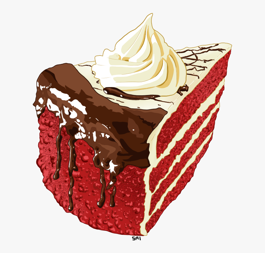 Red Velvet Cake Png, Transparent Png , Transparent Png Image - PNGitem