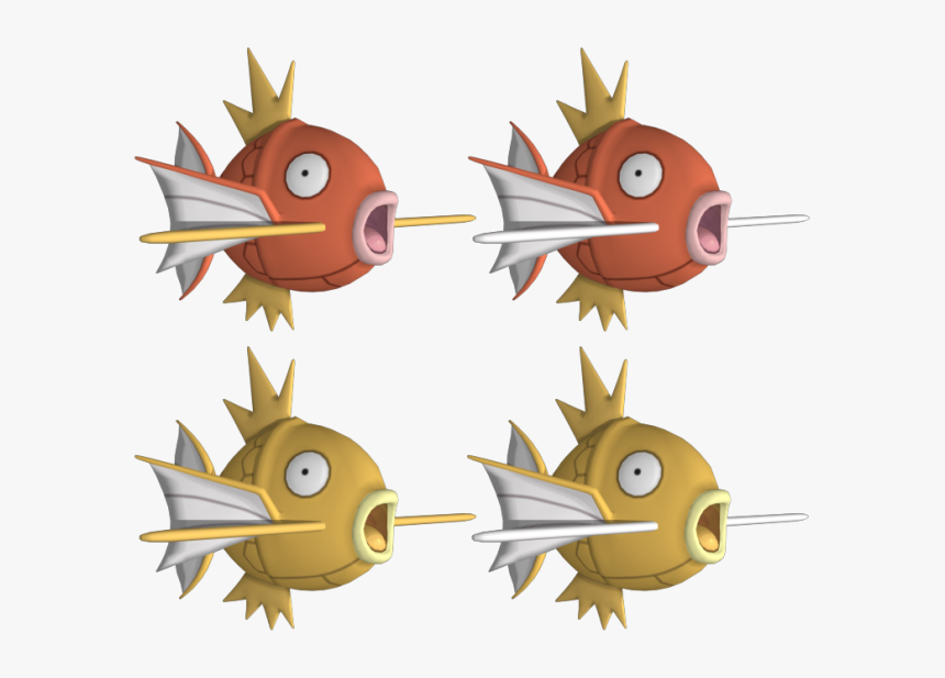 Pokemon Magikarp 3d Max, HD Png Download , Transparent Png Image - PNGitem