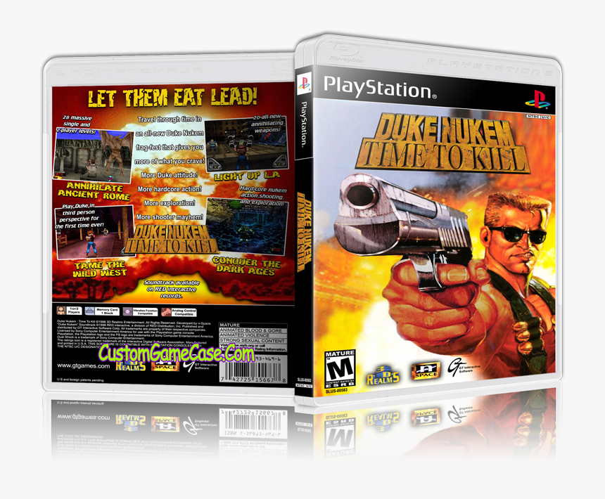 Transparent Duke Nukem Png - Duke Nukem Ps1 Time To Kill, Png Download ...