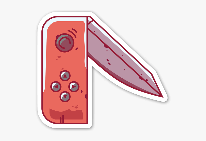 Red Switchblade Sticker - Knife, HD Png Download , Transparent Png ...