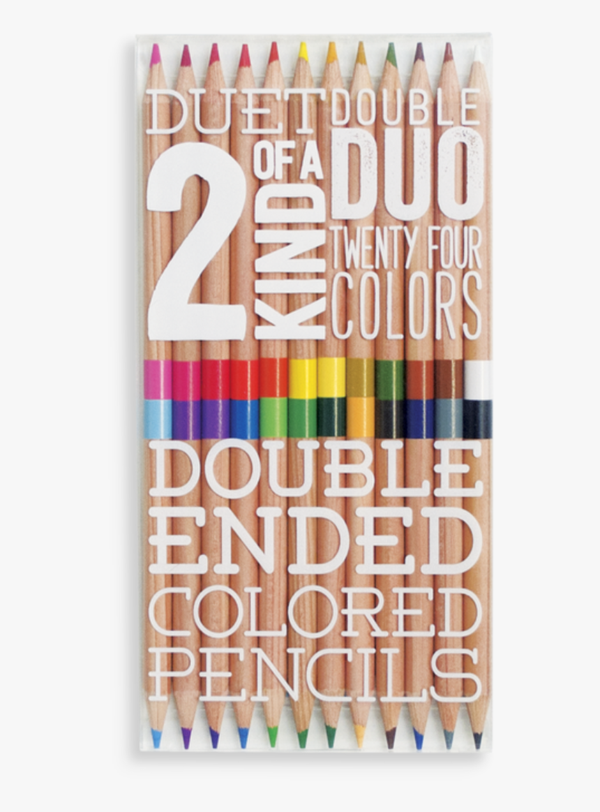 Double Sided Colored Pencils, HD Png Download , Transparent Png Image ...