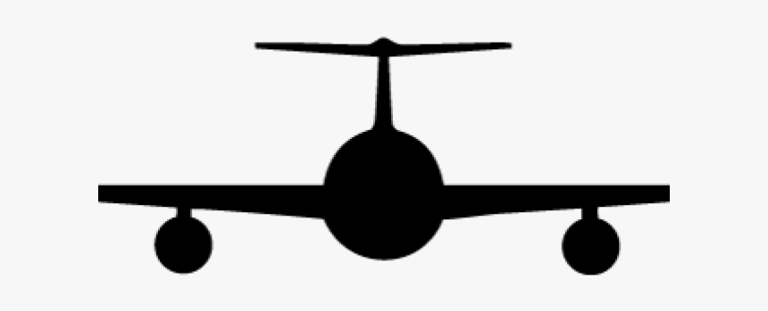 Aviation Clipart Front Airplane - Airplane Front Icon Png, Transparent ...