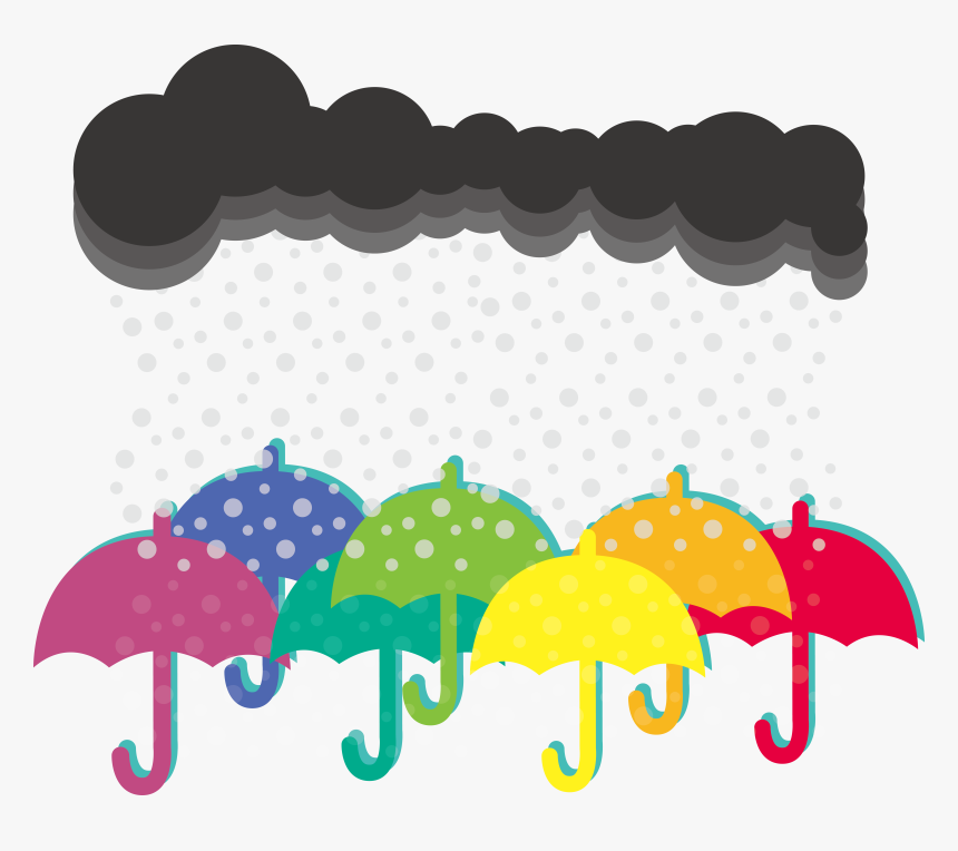 Rain Umbrella Clip Art, HD Png Download , Transparent Png Image - PNGitem