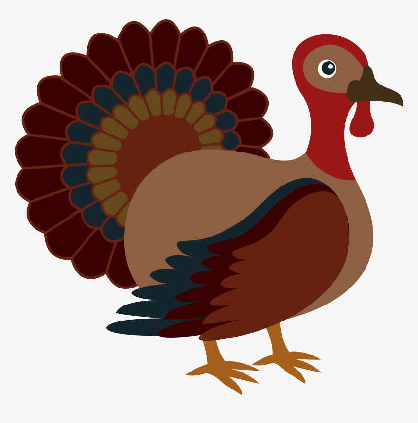 Thanksgiving Clipart Turkey - Thanksgiving Vector, HD Png Download ...