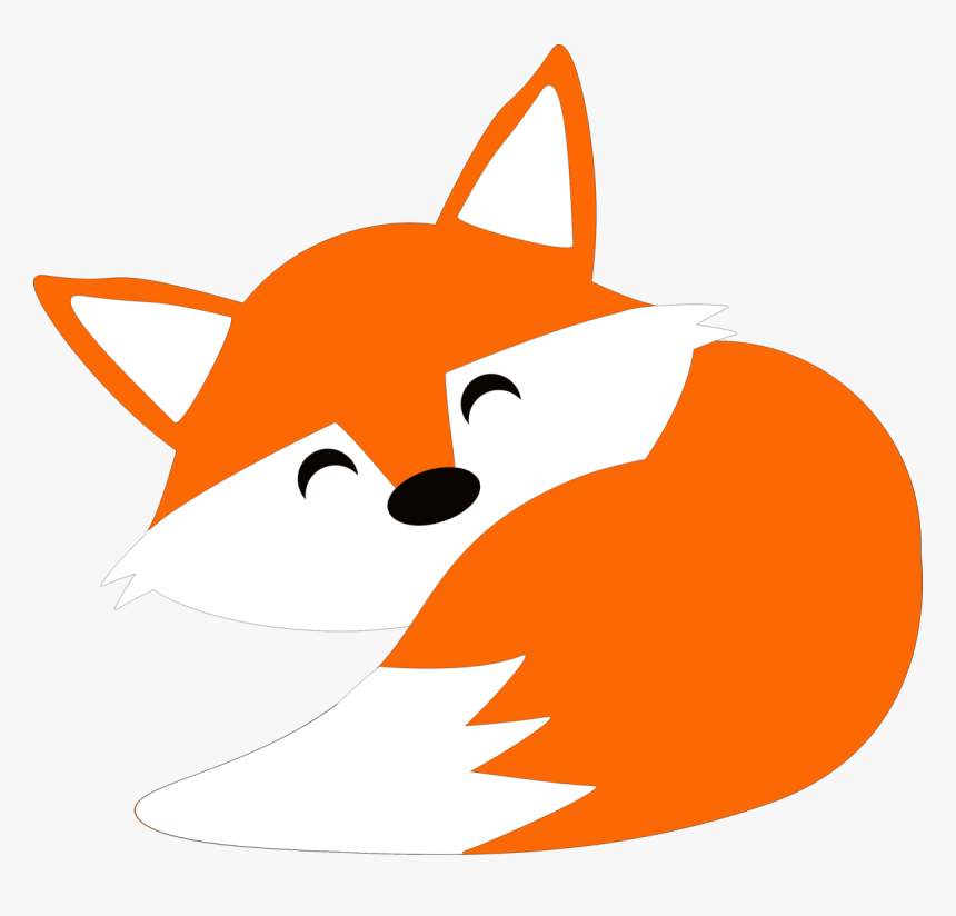 Sleeping Fox Clipart, HD Png Download , Transparent Png Image - PNGitem
