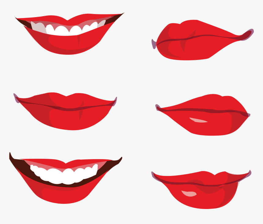 Smile Lips Vector Png Clipart , Png Download - Smile Lips Vector Png ...