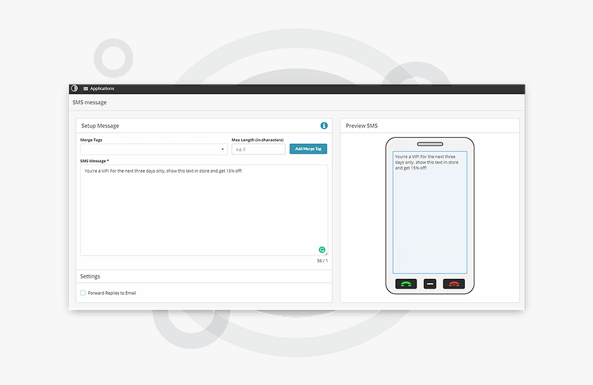 Sms Marketing Software - Sms Campaign Preview, HD Png Download ...