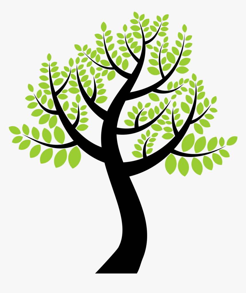 A Simple Big Image - Tree With 9 Branches, HD Png Download ...
