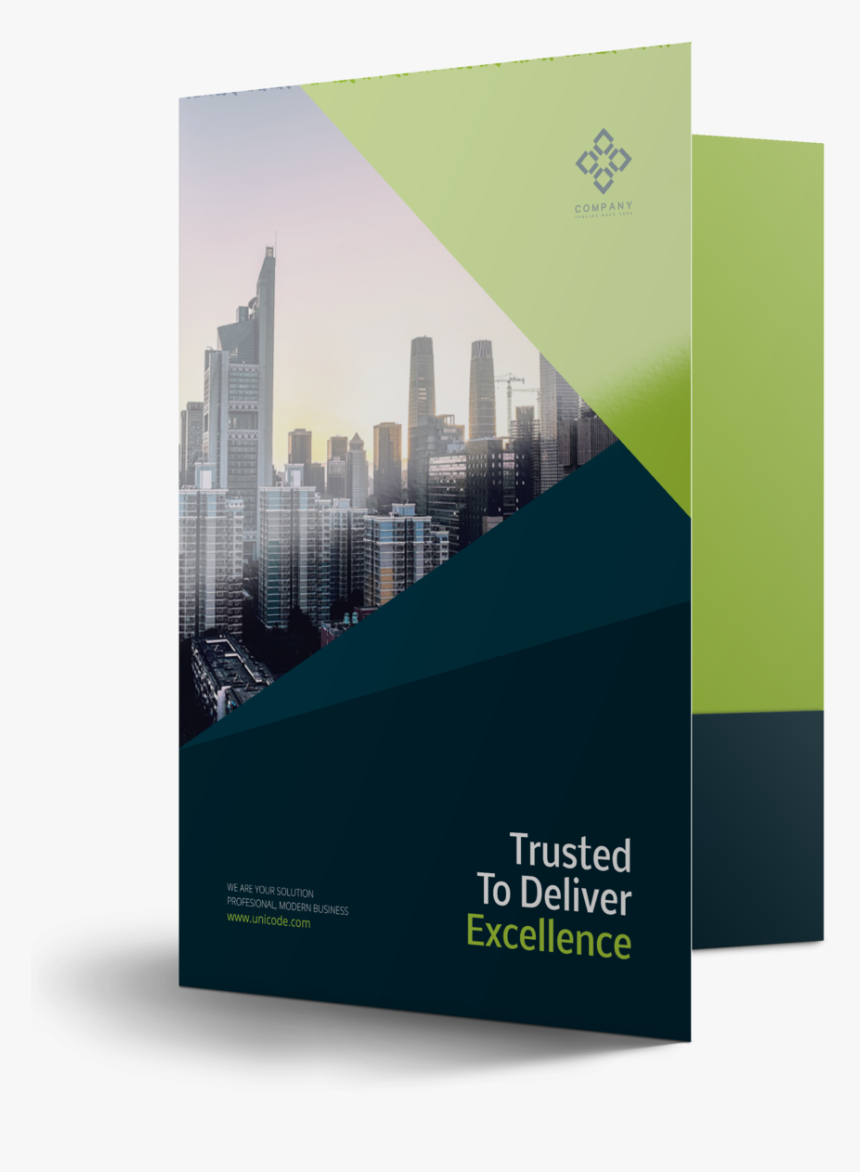 Uv Coated Presentation Folders - Cityscape, HD Png Download ...