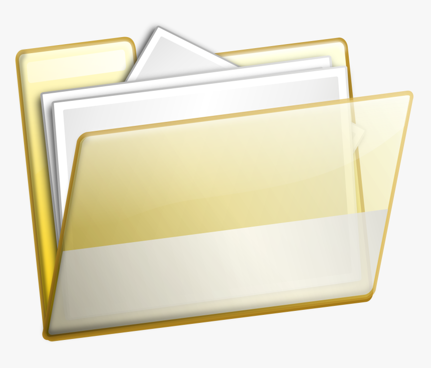 Simple Folder Documents Clip Arts - Documents Clipart, HD Png Download ...