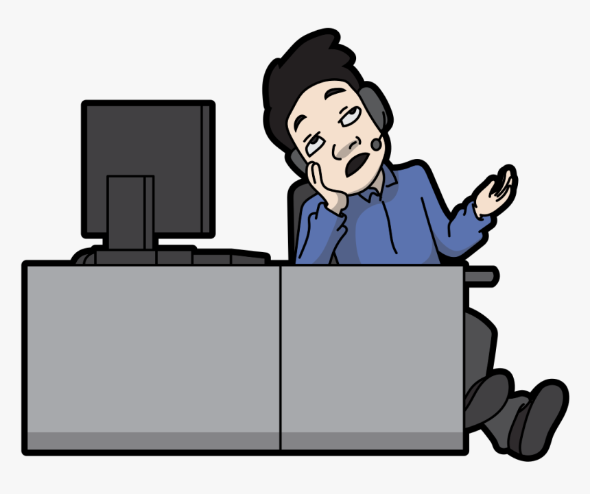 Bored In Call Center, HD Png Download , Transparent Png Image - PNGitem