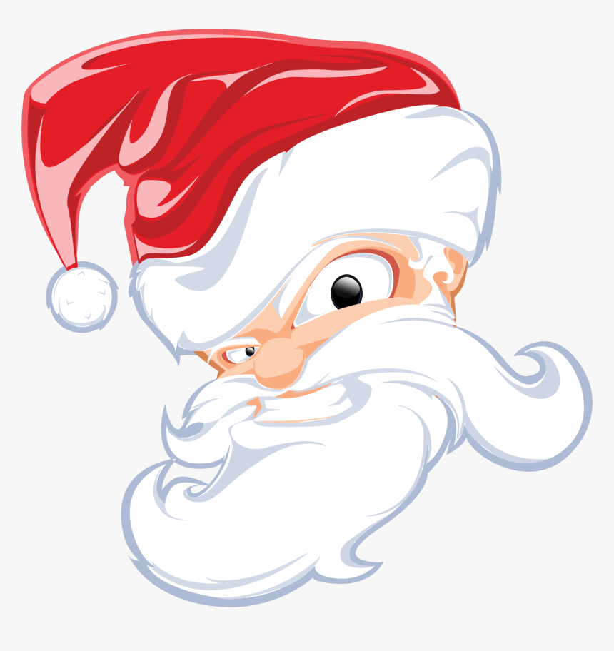 Santa Head Png - Santa Head Clip Art, Transparent Png , Transparent Png ...