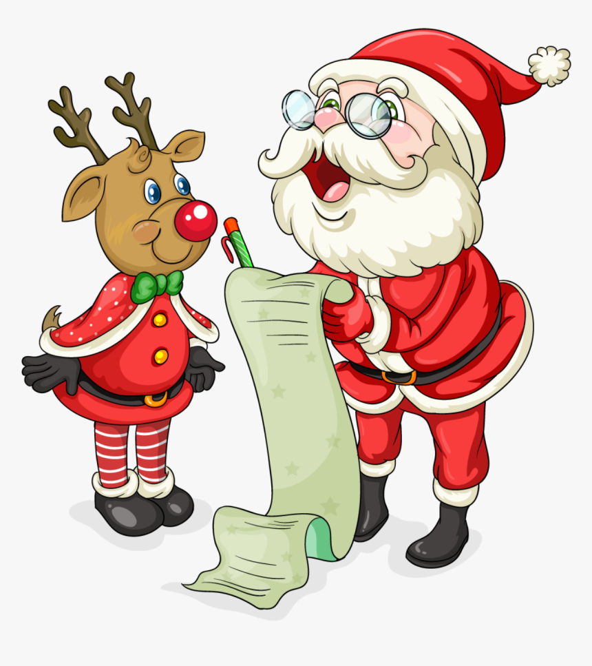 Father Christmas Png Image Download - Cute Santa Clip Art, Transparent ...