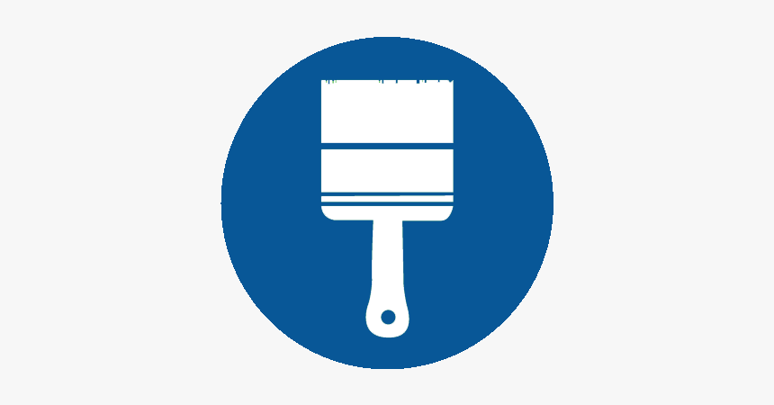 Blue Paint Brush Icon, HD Png Download , Transparent Png Image - PNGitem