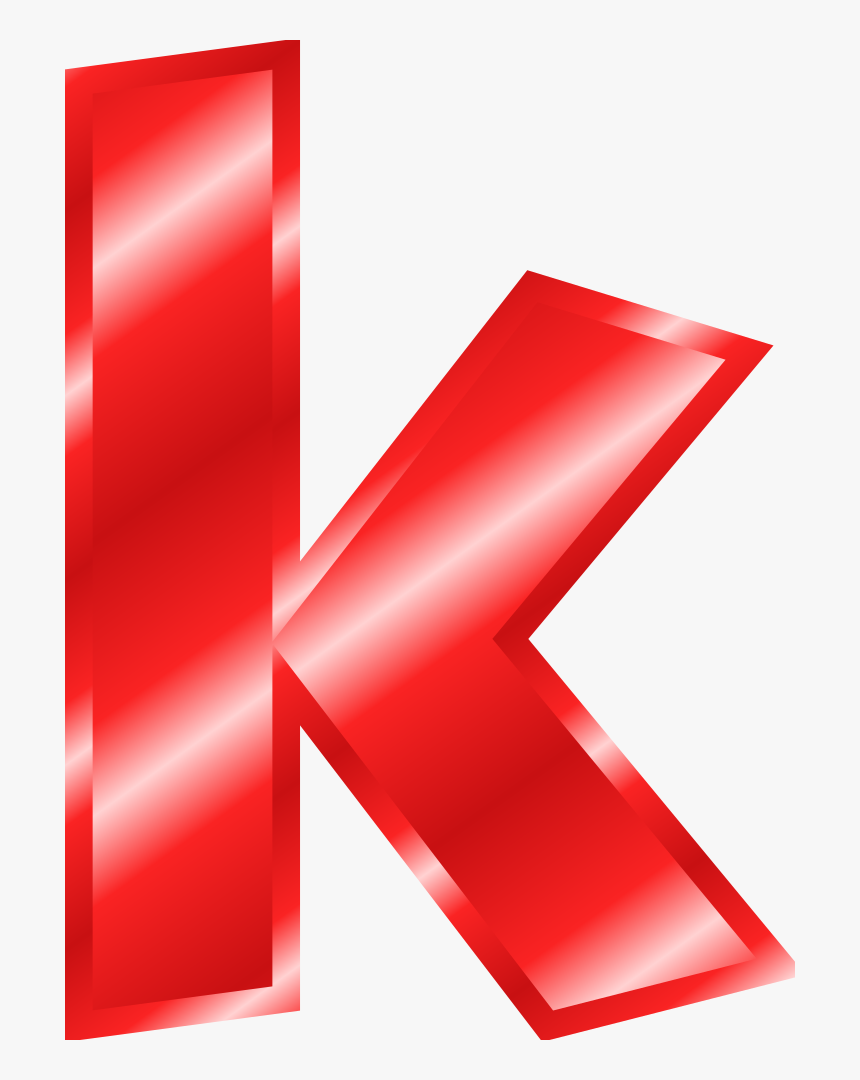 Effect Letters Alphabet Red - Red Letter K Png, Transparent Png ...