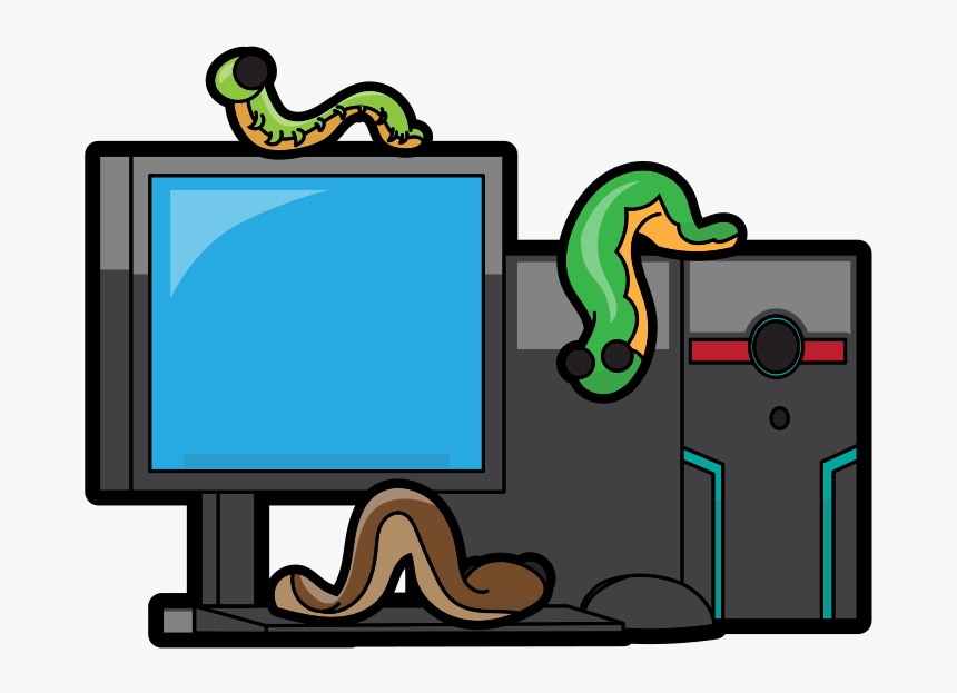 Computer Worms Clipart